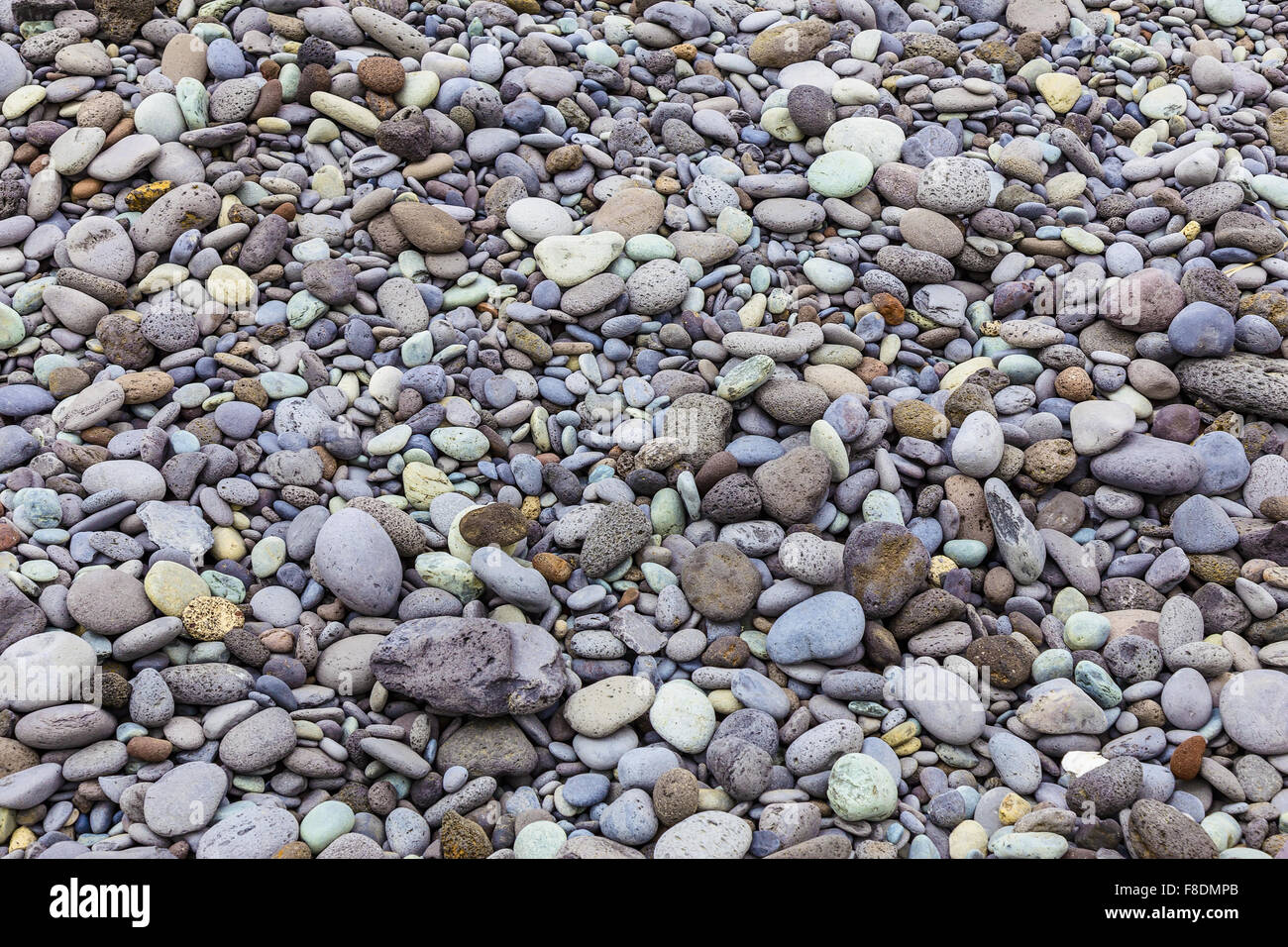 Stones on the Beach Coast or Shore of Atlantic Ocean Stock Photo - Alamy