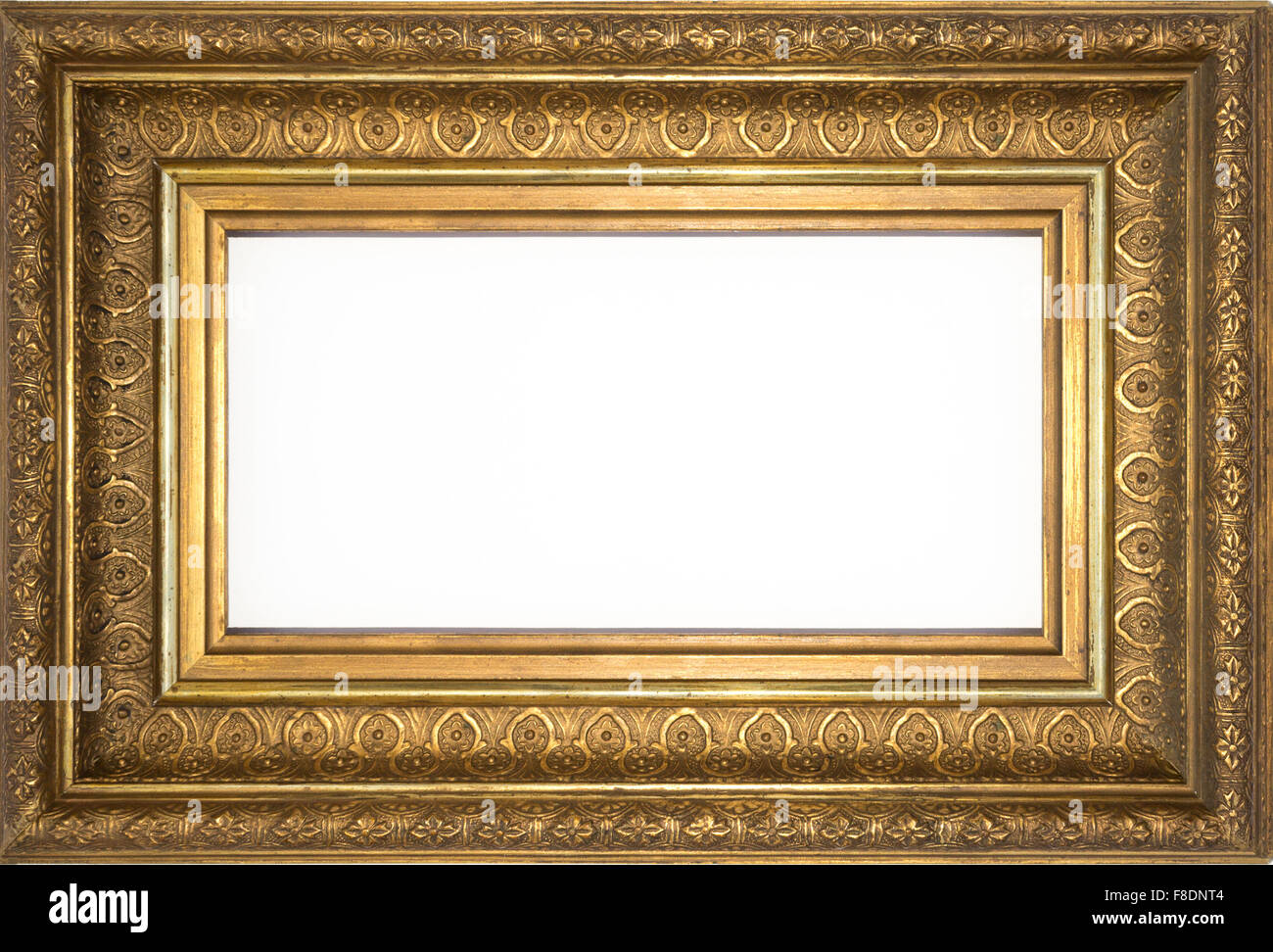 ornate frame beautiful decorated golden frame Stock Photo - Alamy