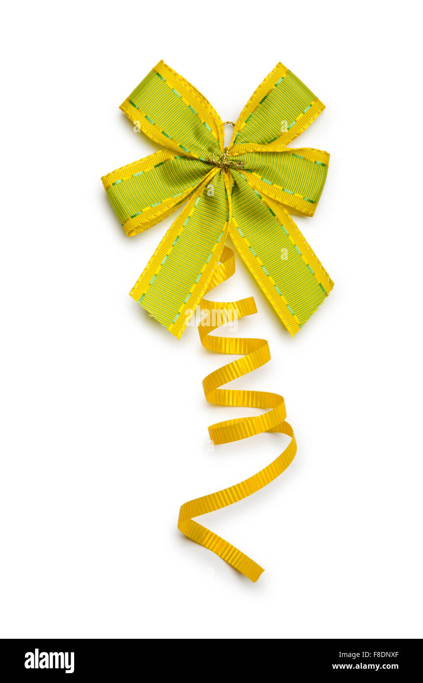 Celebration ribbons on white background Stock Photo - Alamy
