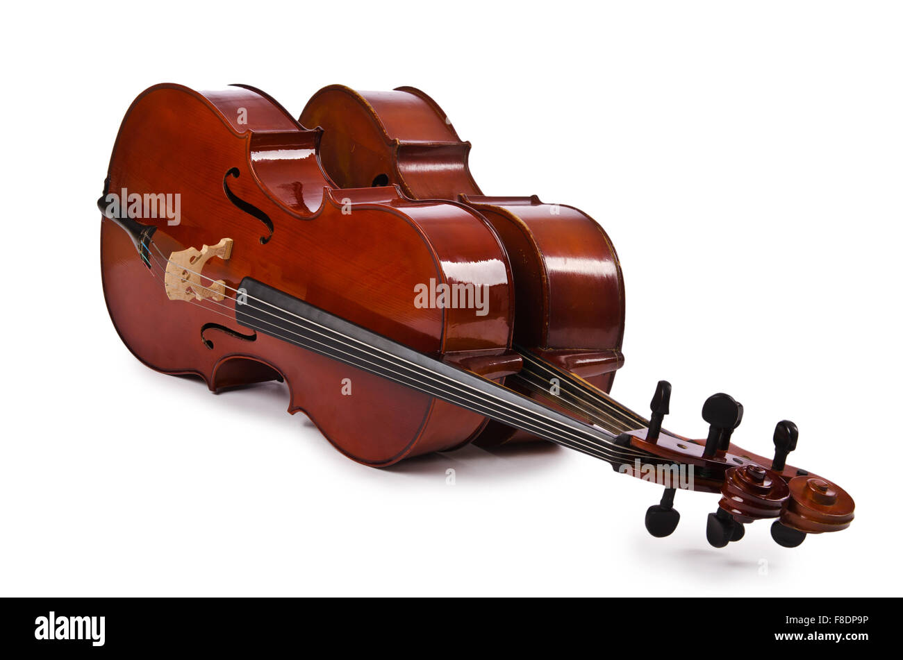 Musical instruments isolated on white Stock Photo - Alamy