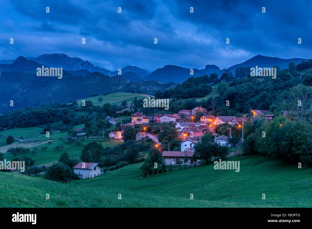 Bobia de Arriba, village near Benia de Onis. Council of Onis. Asturias ...