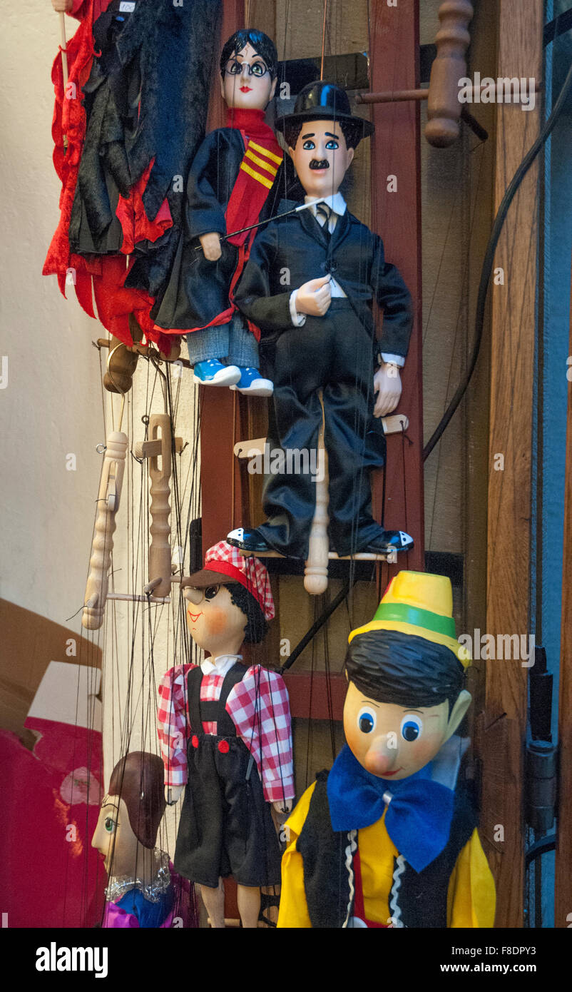 Czech marionettes, Prague Stock Photo - Alamy