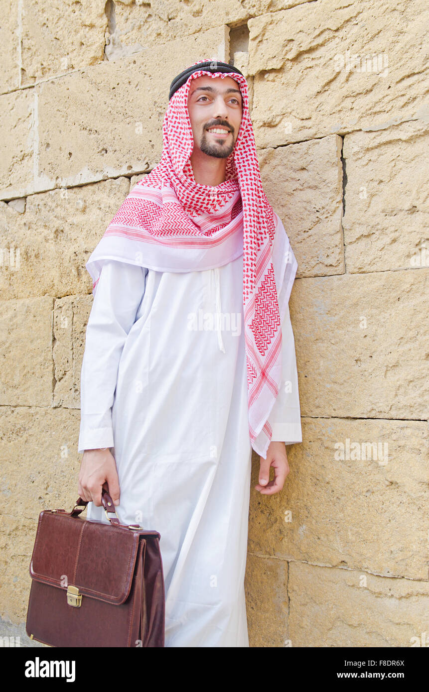 Arab on the street in summer Stock Photo - Alamy