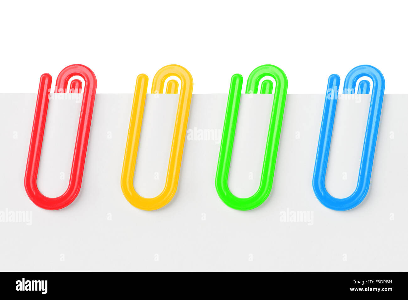 Plastic paper clip hi-res stock photography and images - Alamy