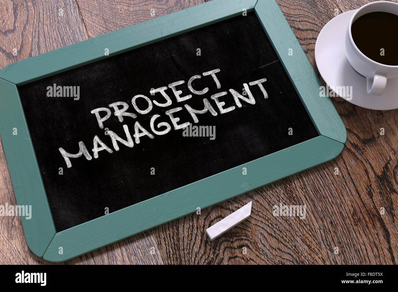 Hand Drawn Project Management Concept on Chalkboard Stock Photo - Alamy