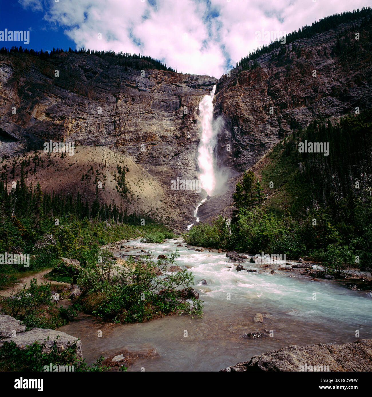 Takakkaw Falls, Yoho National Park, Canadian Rockies, BC, British ...