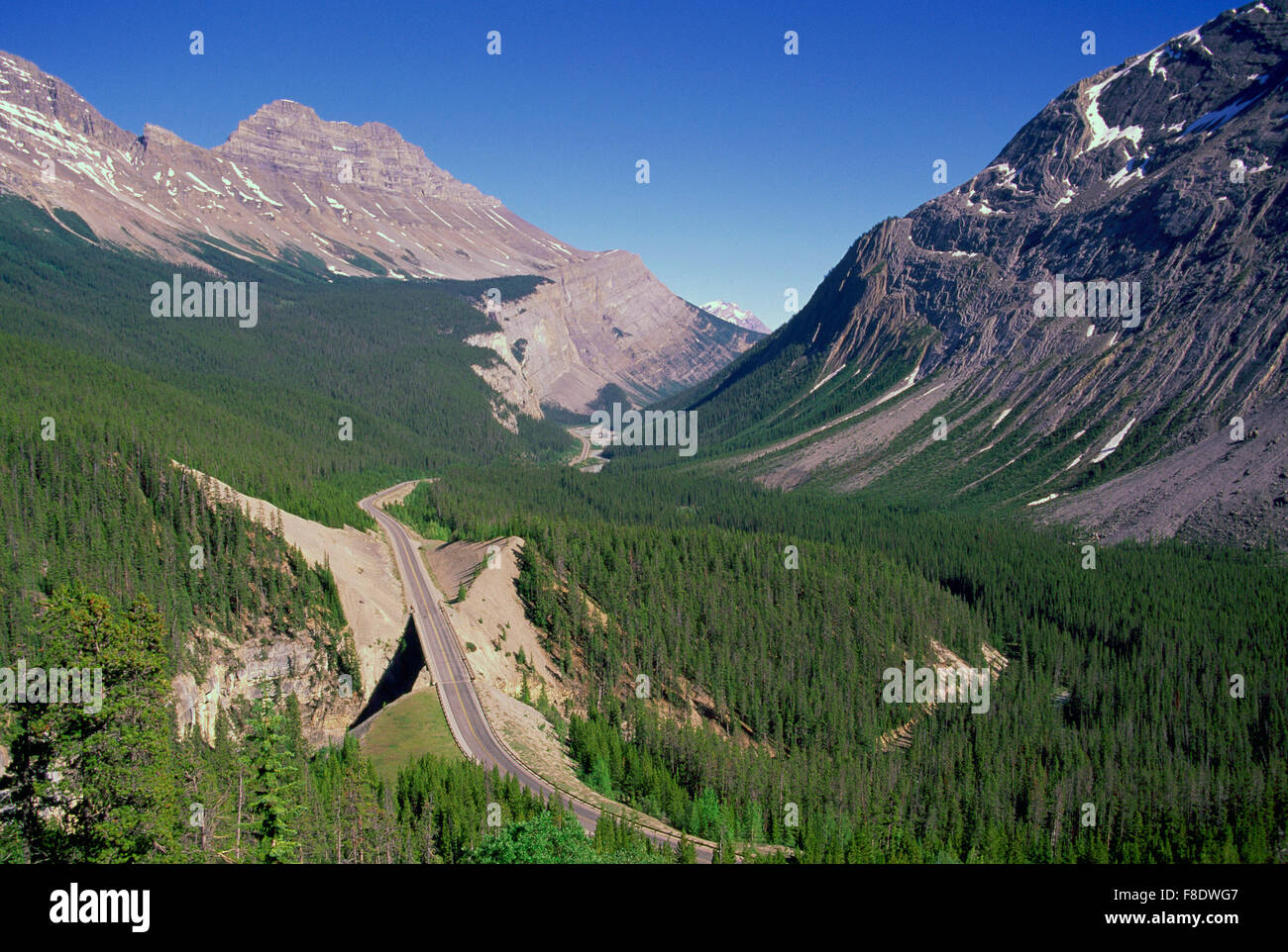 Icefields Parkway, Banff National Park, Canadian Rockies, Alberta ...