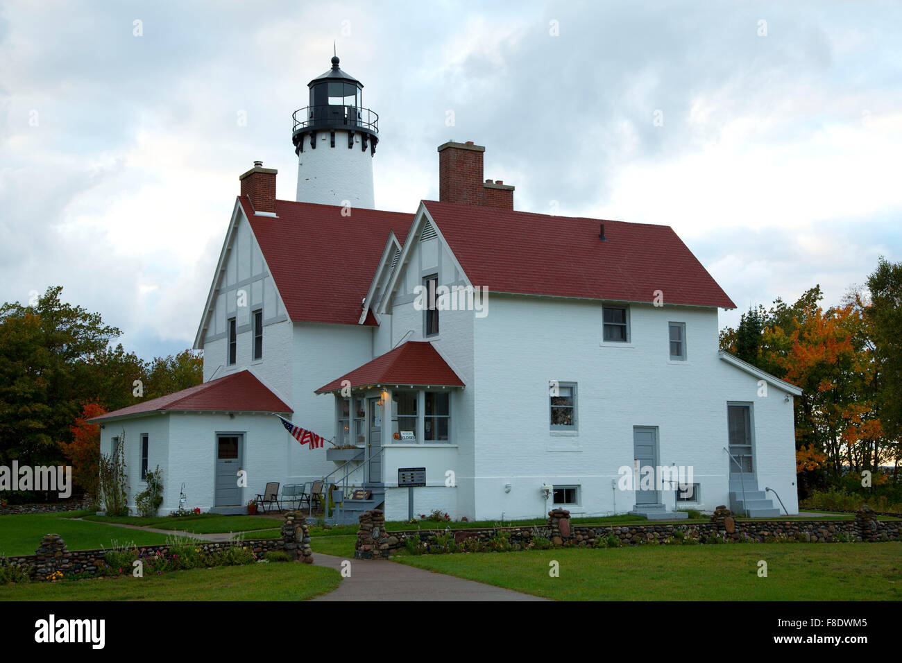 Point Iroquois Lighthouse, Whitefish Bay Scenic Byway, Hiawatha ...
