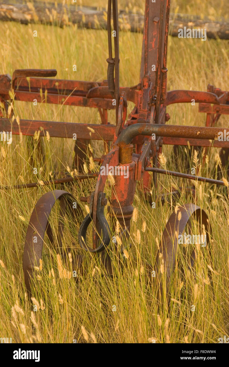 Sulky disk harrow, Grant-Kohrs Ranch National Historic Site, Montana ...