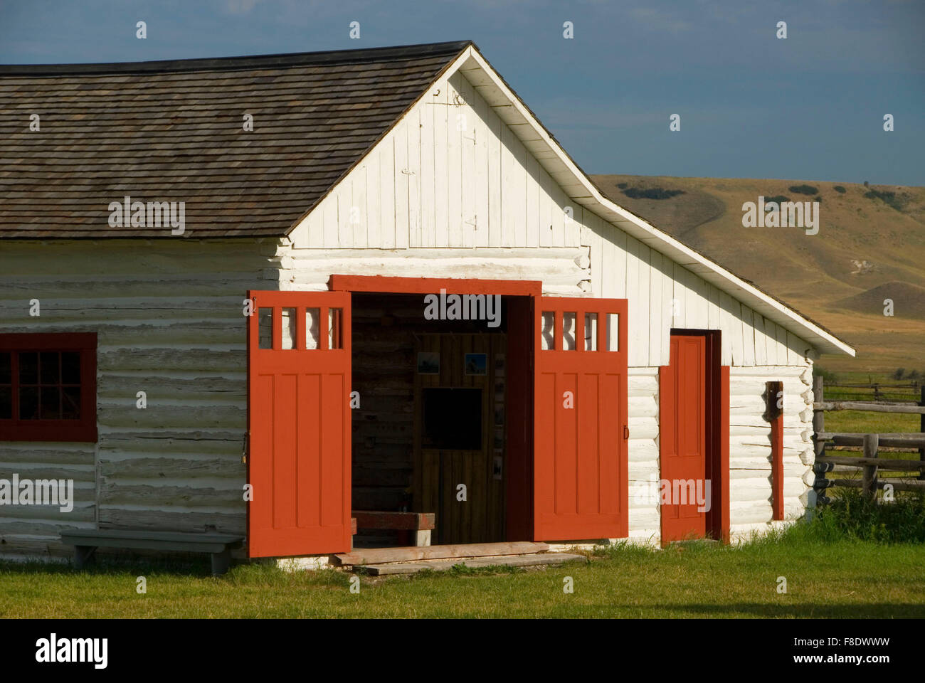 Ranch outbuilding, Grant-Kohrs Ranch National Historic Site, Montana ...