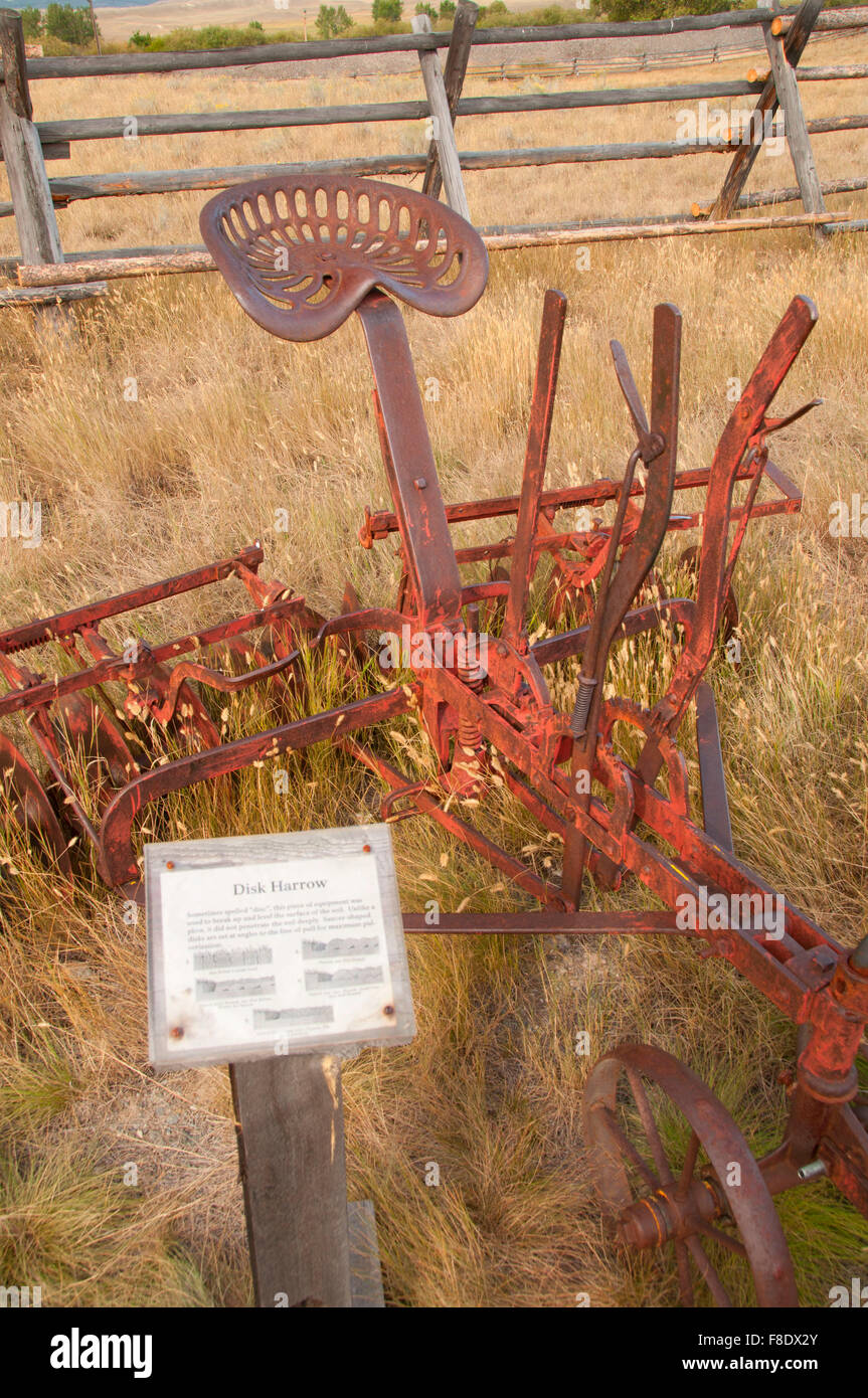 Disc harrow and old harrow hi-res stock photography and images - Alamy