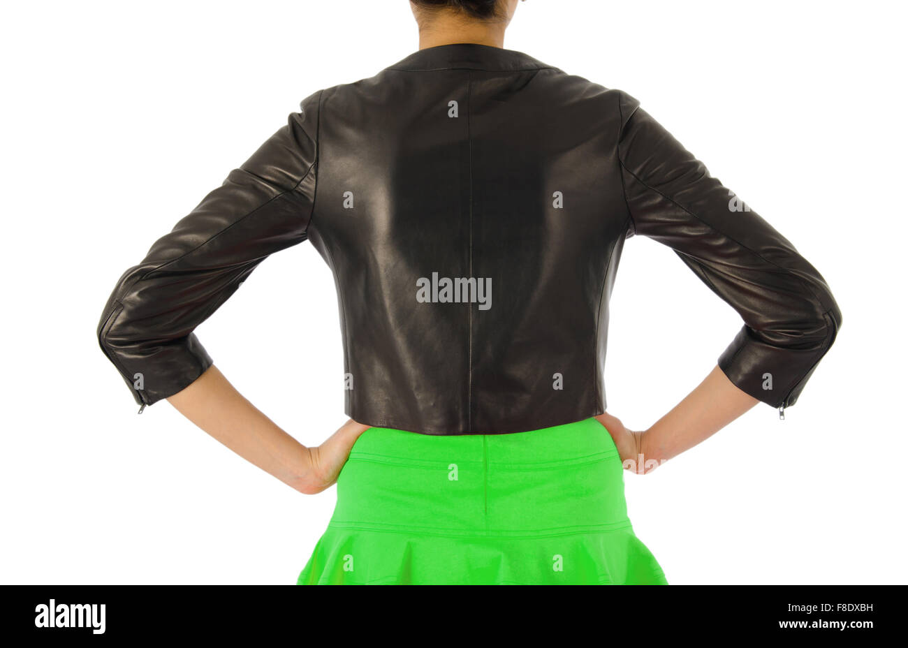 Stylish jacket isolated on model Stock Photo - Alamy
