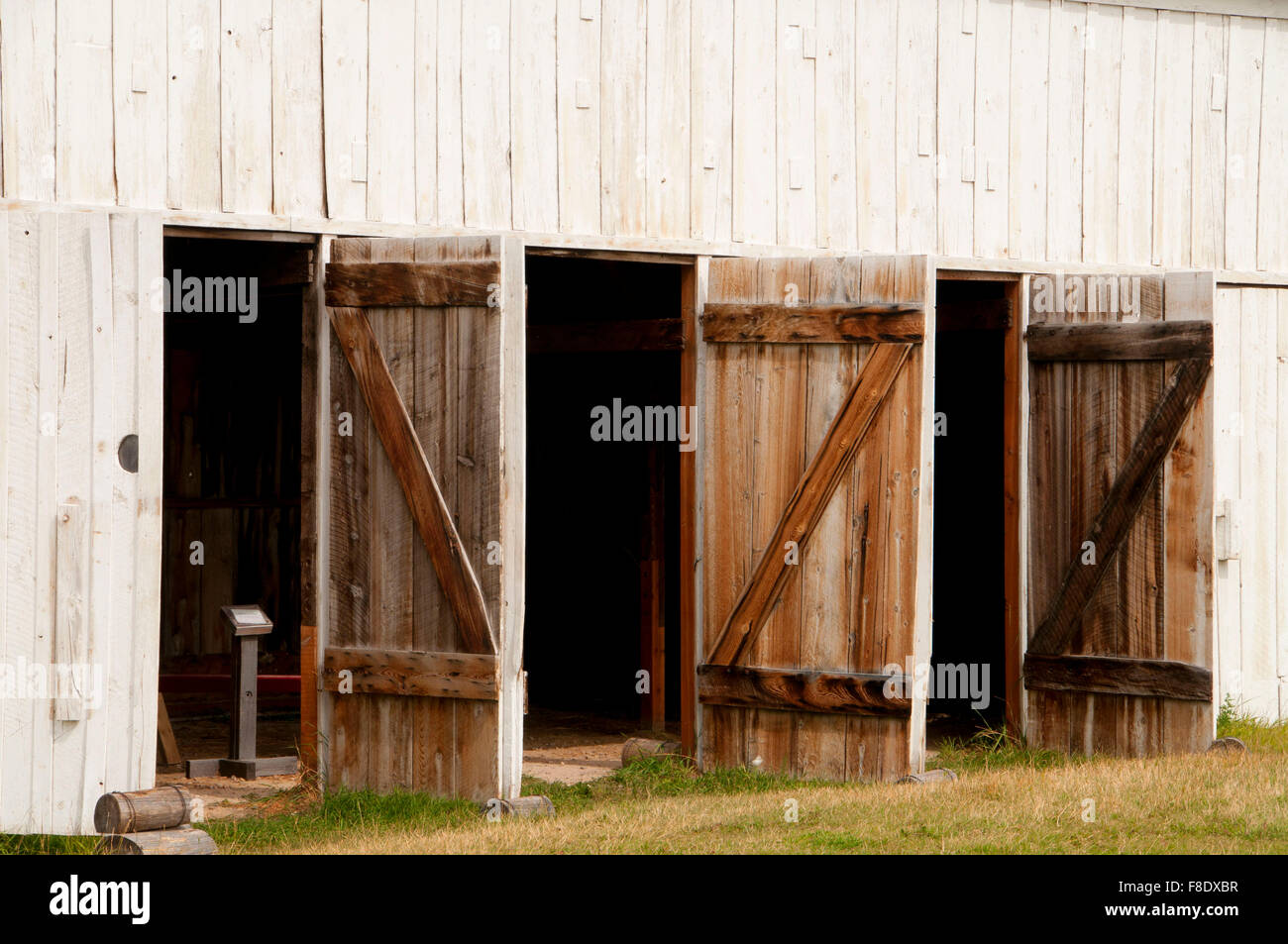 Buggy shed, Grant-Kohrs Ranch National Historic Site, Montana Stock ...