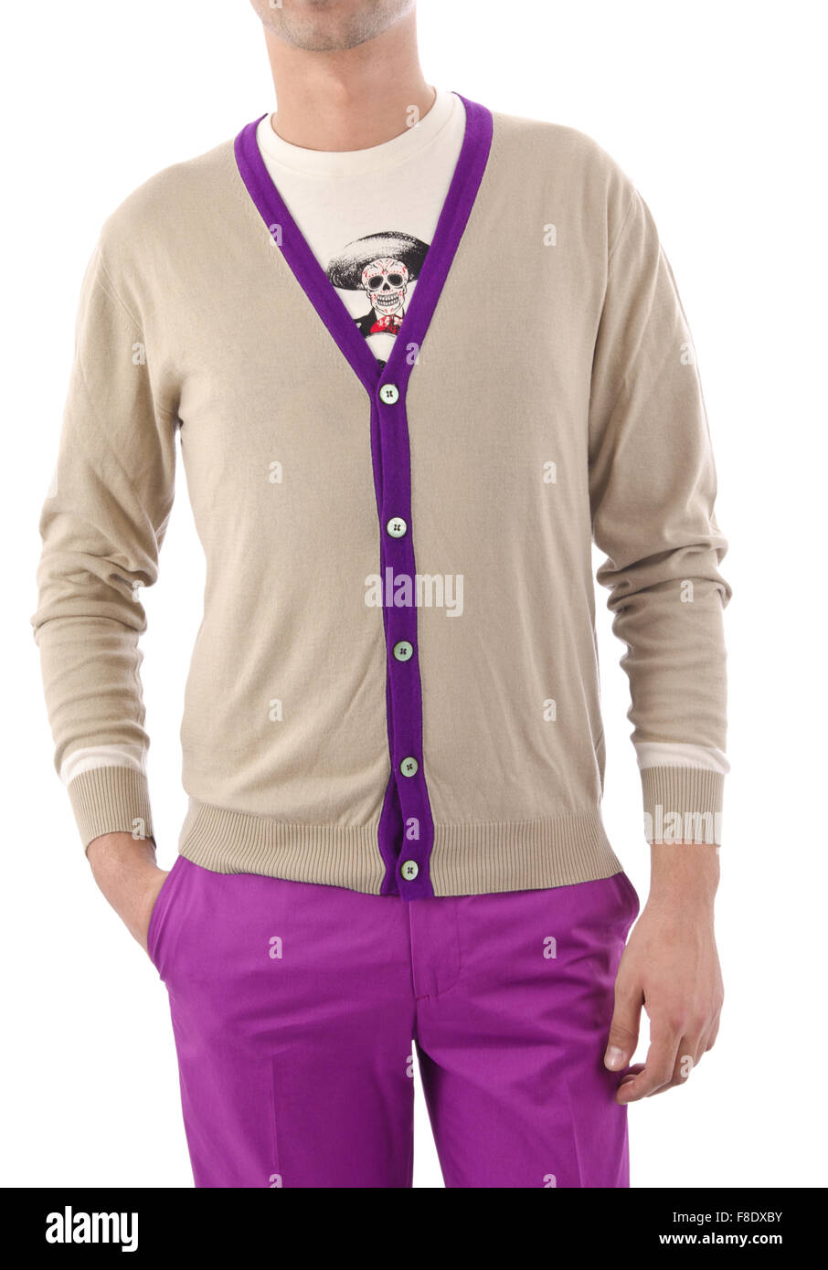 Stylish jacket isolated on model Stock Photo - Alamy