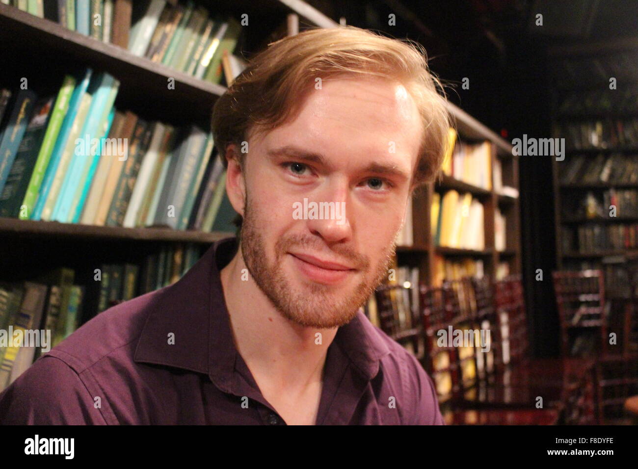 Tim Haber, who plays the leading role of the theatre performance ...