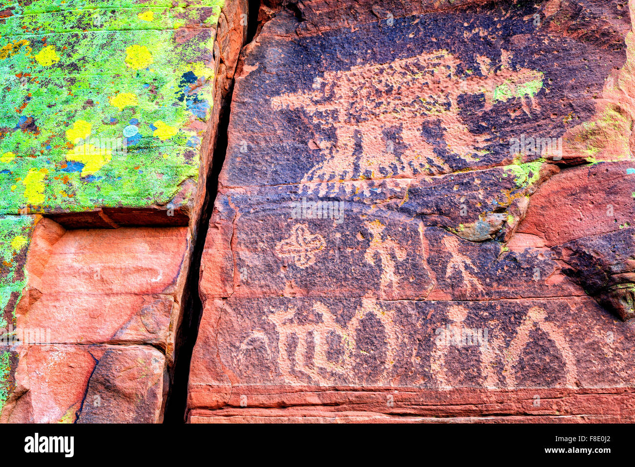 Indian petroglyphs hi-res stock photography and images - Alamy
