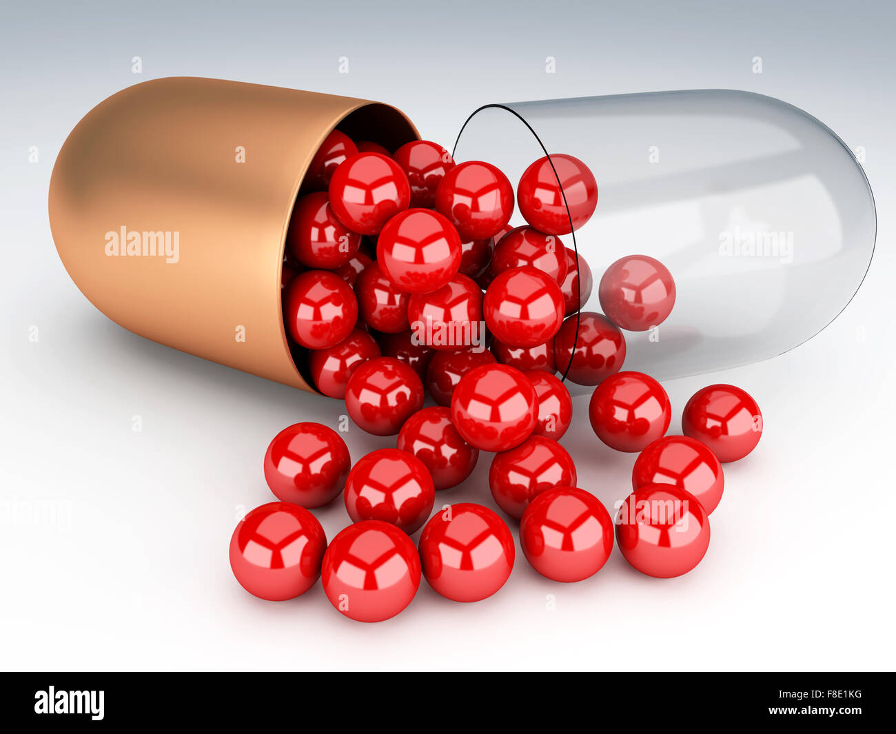 White red medicine antibiotic hi-res stock photography and images - Alamy
