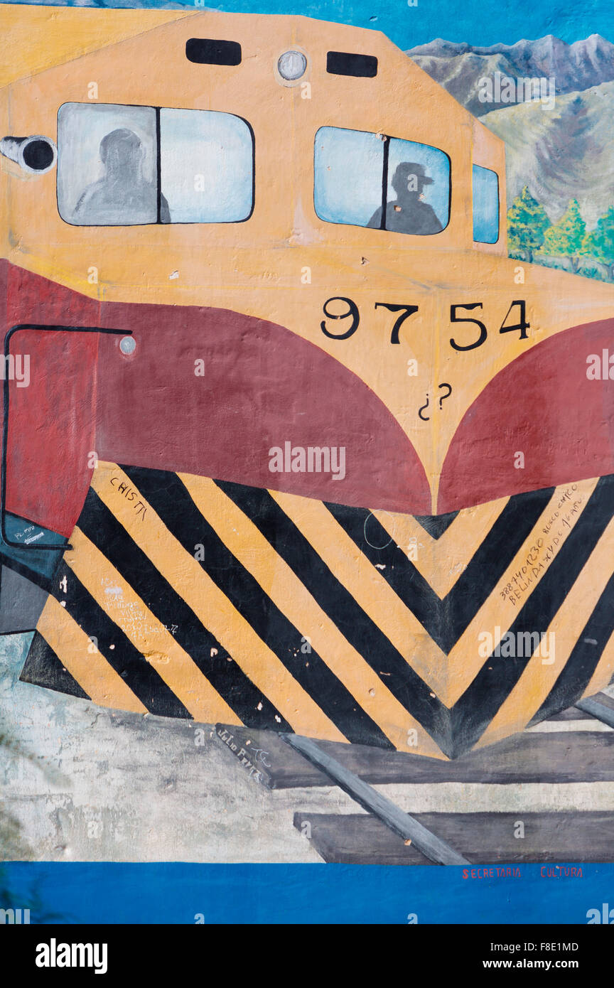 Graffiti train background hi-res stock photography and images - Alamy