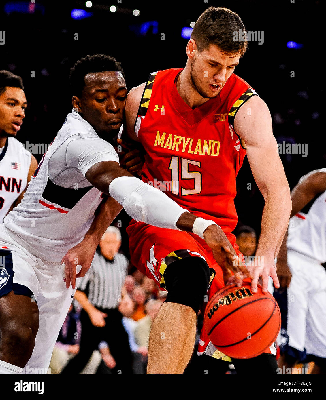 New York, USA. 8th Dec, 2015. Maryland's Michal Cekovsky and ...