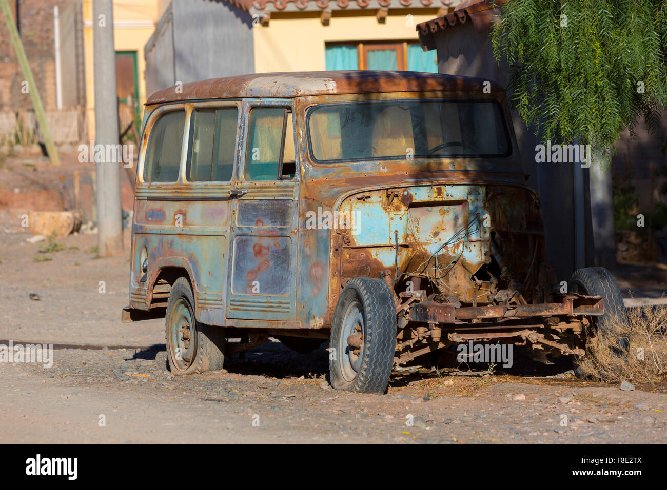 Retro vehicle neglected in cachi hi-res stock photography and images ...