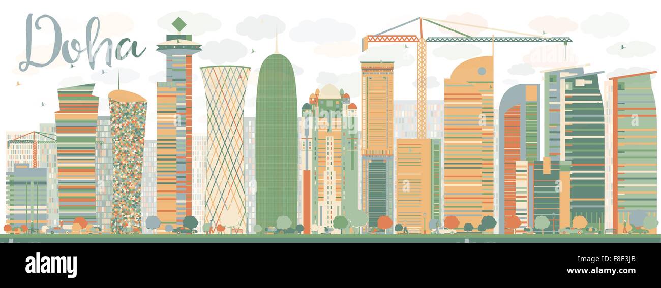 Doha investment Stock Vector Images - Alamy