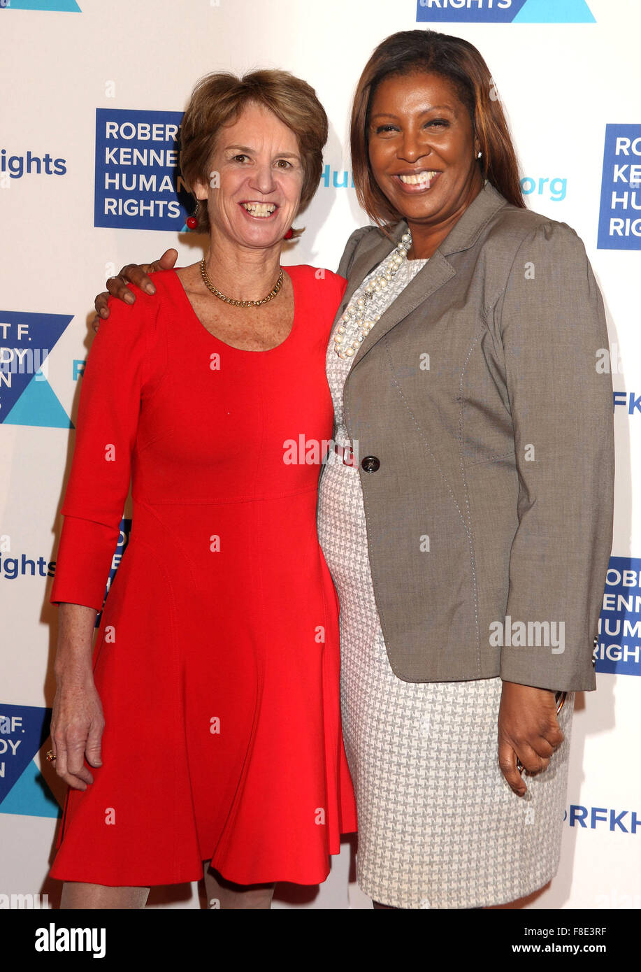 New York, New York, USA. 8th Dec, 2015. KATHLEEN KENNEDY TOWNSEND and ...