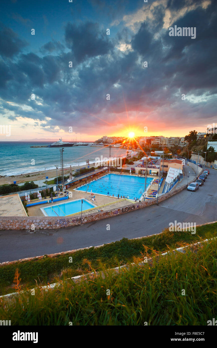 Athens beach pool hi-res stock photography and images - Alamy