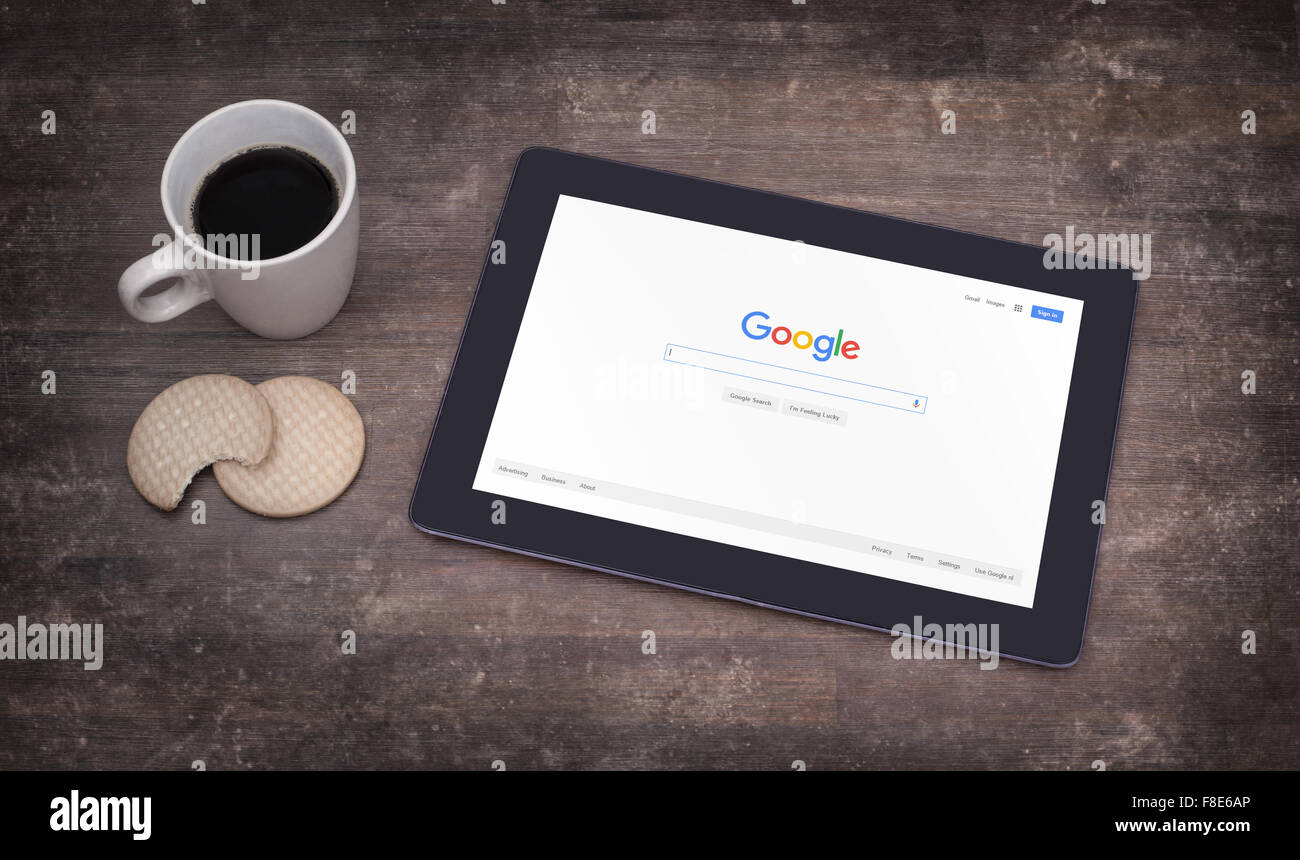 HEERENVEEN, NETHERLANDS - JUNE 6, 2015: Google is an American ...