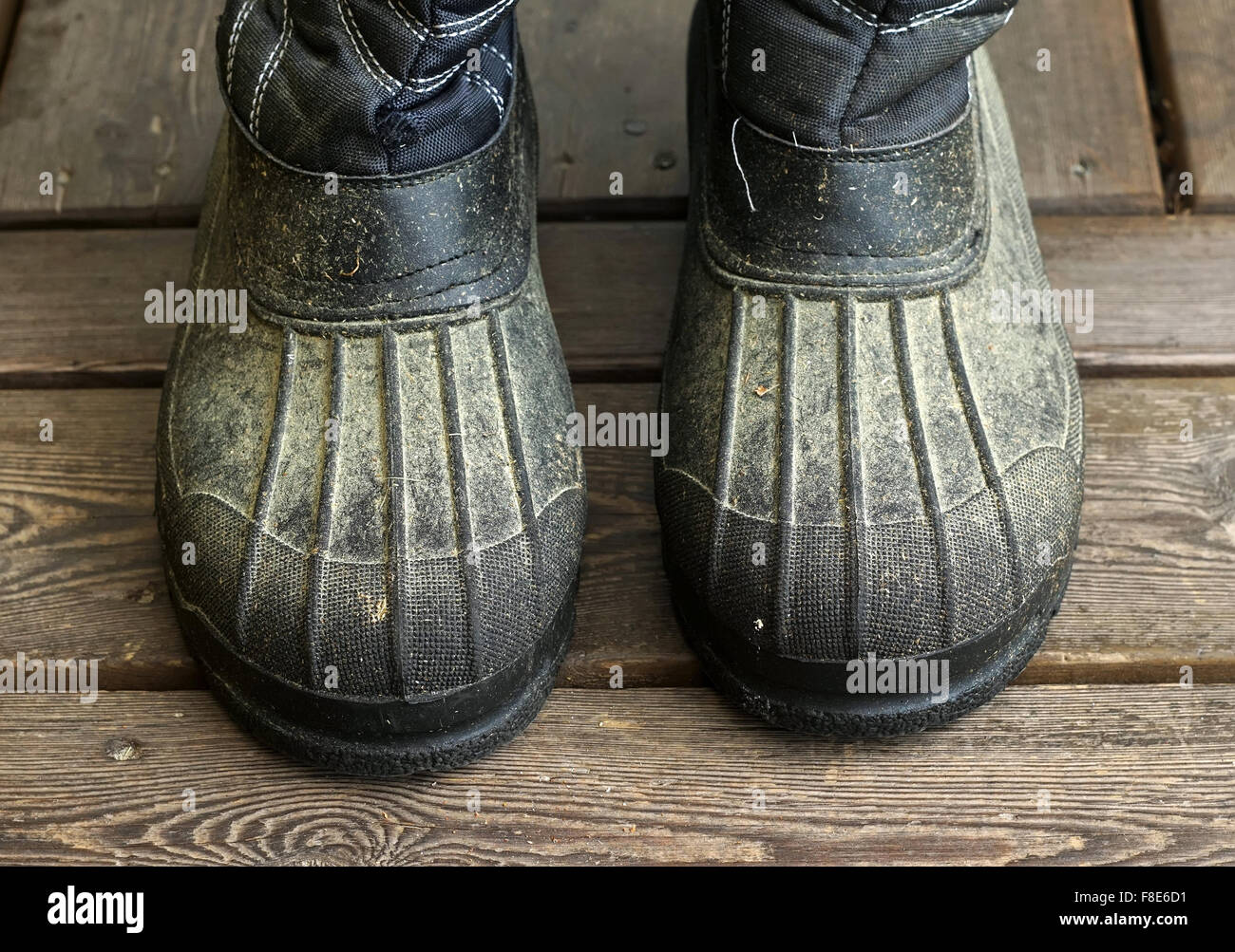 Reinforced rubber boots Stock Photo - Alamy