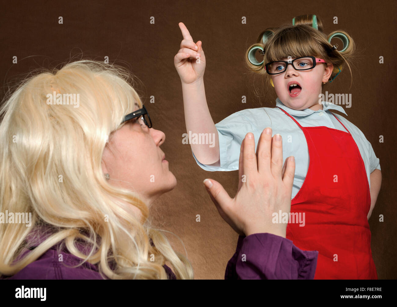 Parent discipline child yelling hi-res stock photography and images - Alamy