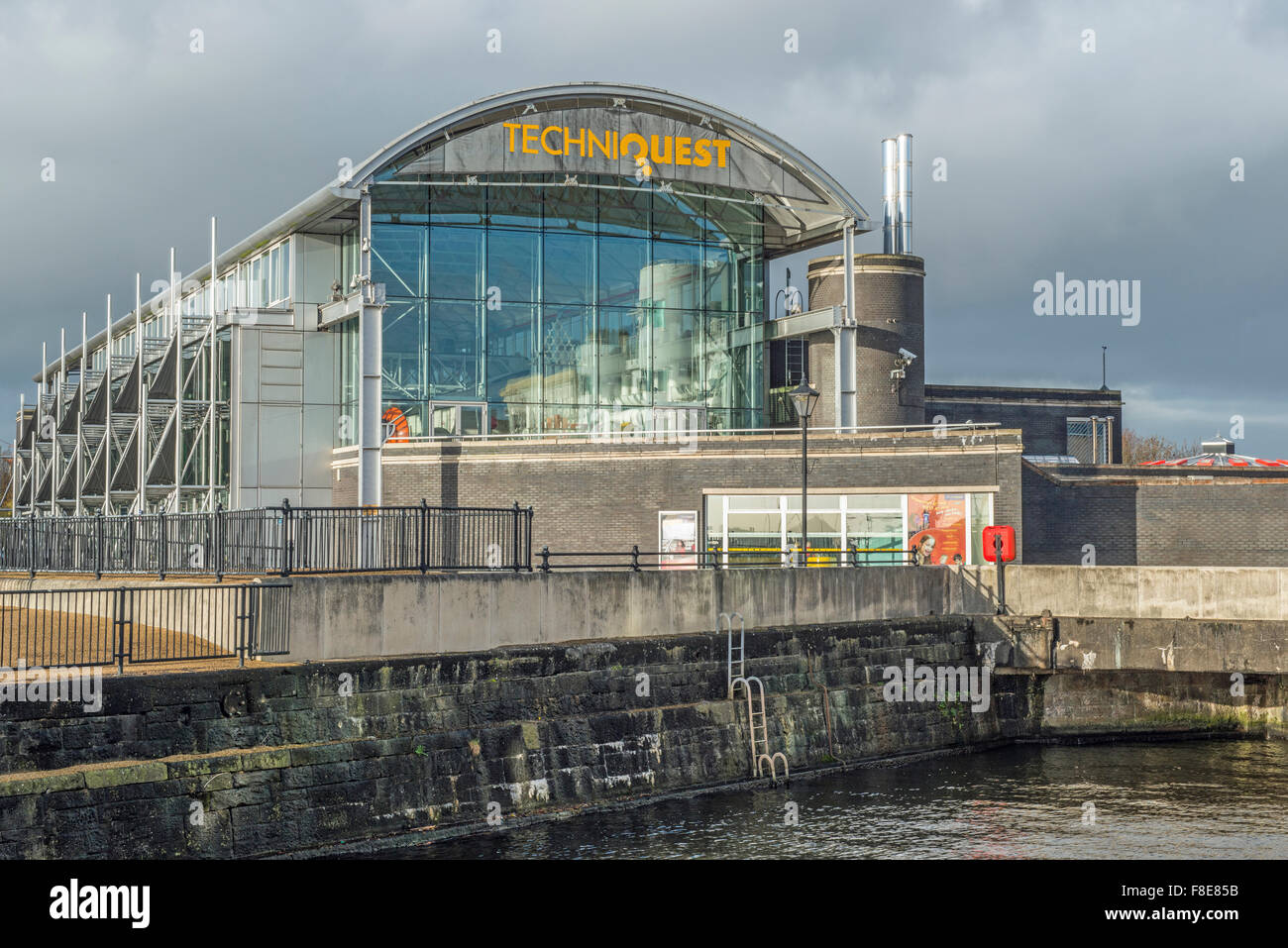 The Techniquest Building in Cardiff Bay, a site for explaining ...