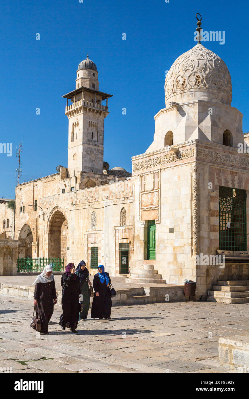 The Fountain of Qayt Bay on the Western part of the Temple Mount in ...
