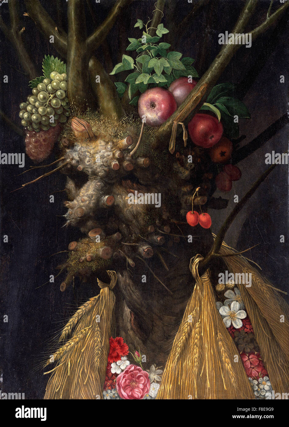 Giuseppe Arcimboldo Four Seasons In One Head Stock Photo Alamy
