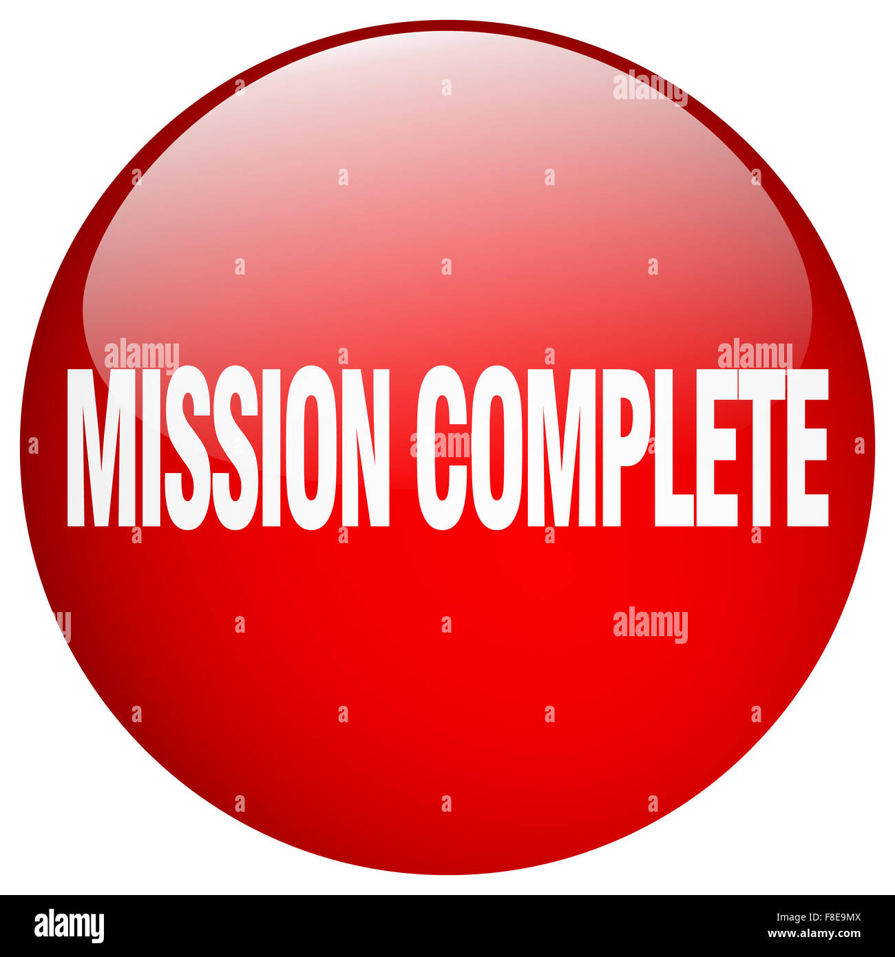 Mission complete red hi-res stock photography and images - Alamy