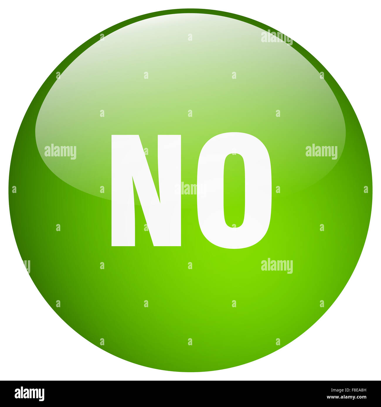 no green round gel isolated push button Stock Photo - Alamy