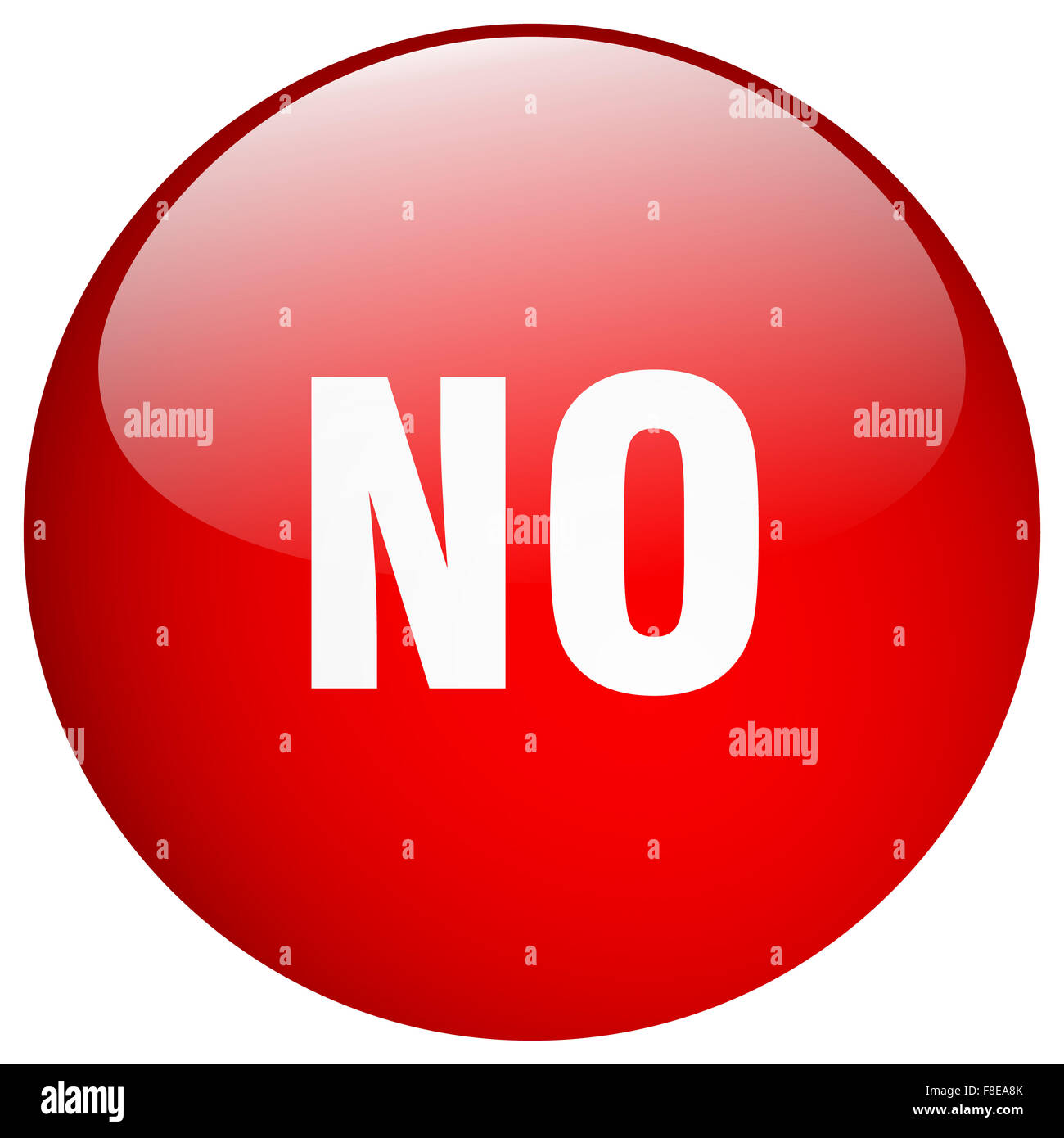 no red round gel isolated push button Stock Photo - Alamy