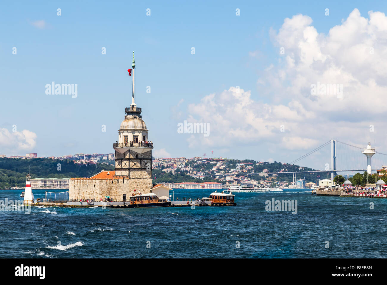 Maiden's Tower (Kiz Kulesi), Istanbul, Turkey Stock Photo - Alamy