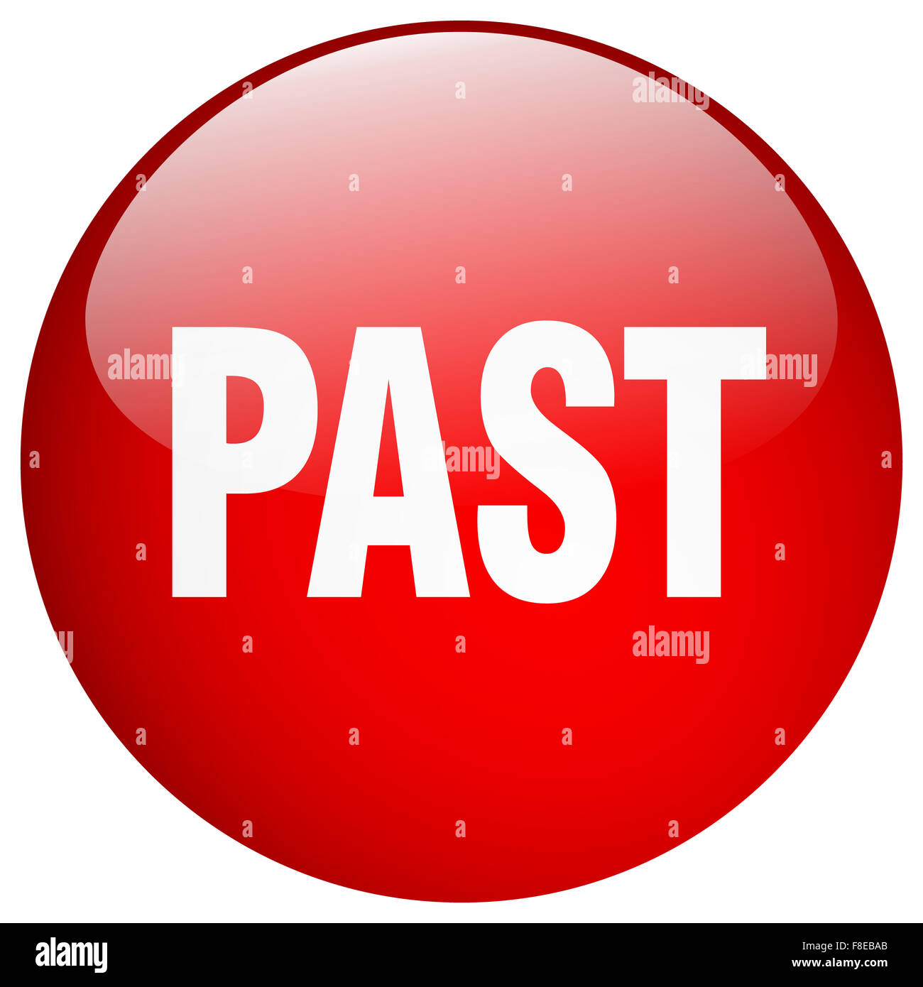 past red round gel isolated push button Stock Photo - Alamy
