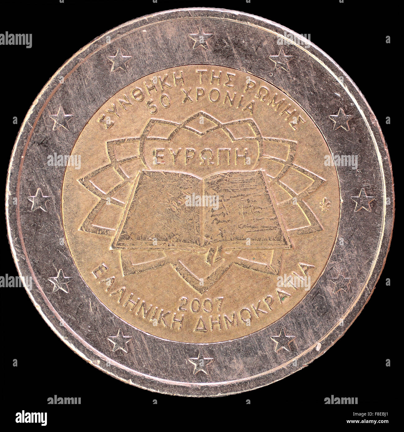Euro coin greece hi-res stock photography and images - Alamy