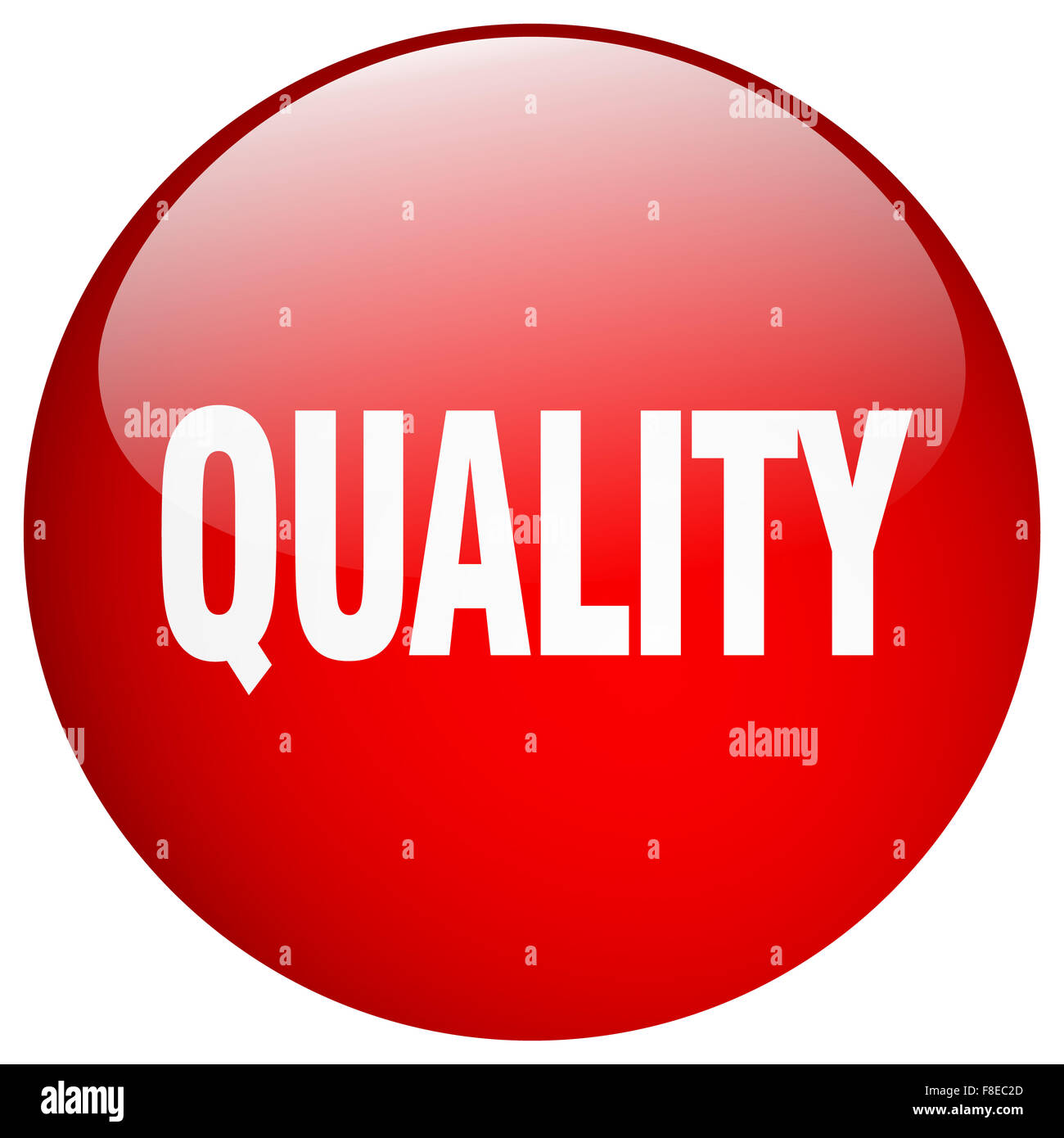 quality red round gel isolated push button Stock Photo - Alamy
