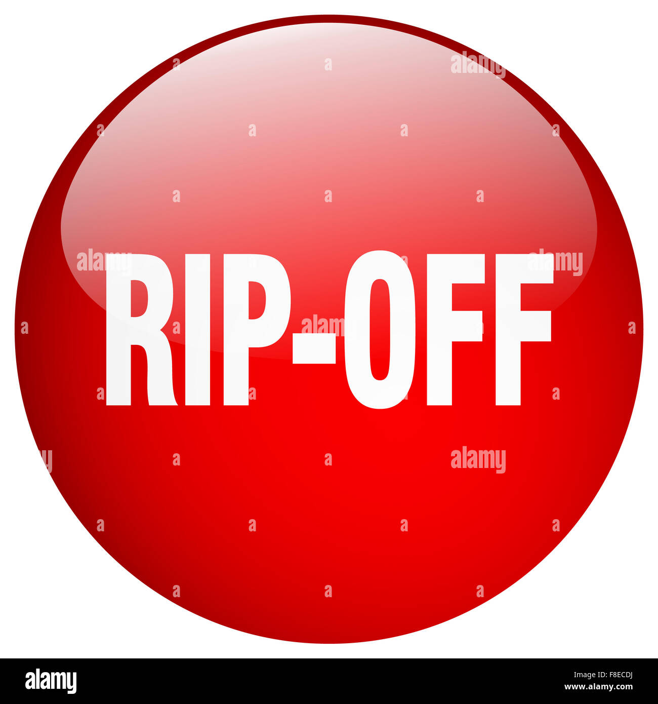 rip-off red round gel isolated push button Stock Photo - Alamy