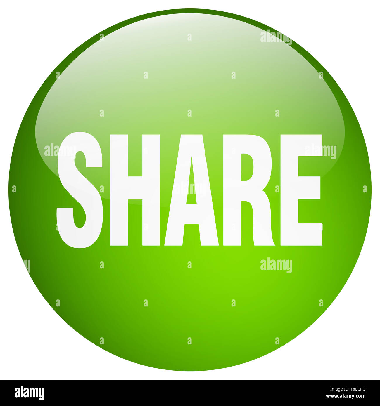 share green round gel isolated push button Stock Photo - Alamy