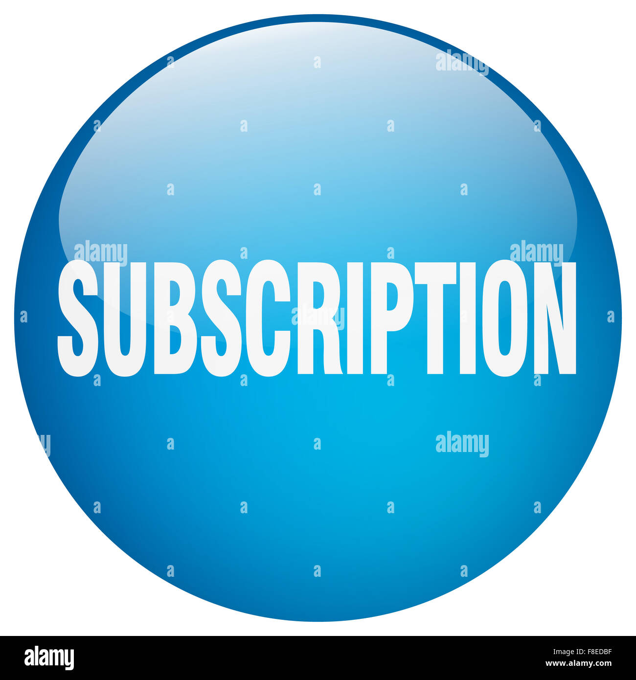 subscription blue round gel isolated push button Stock Photo - Alamy
