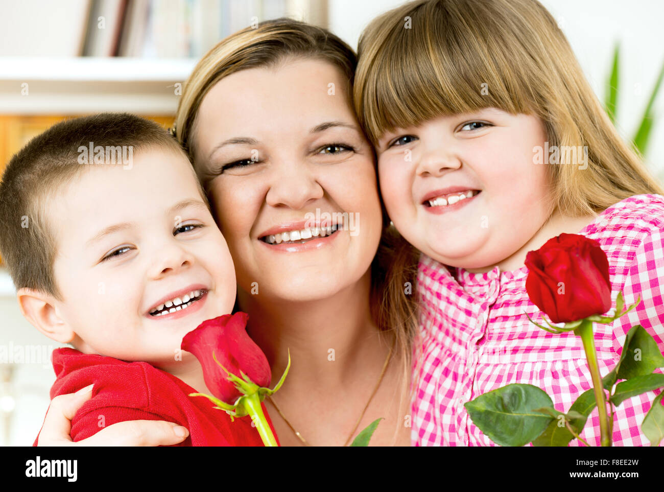 mother's Day with children Stock Photo - Alamy