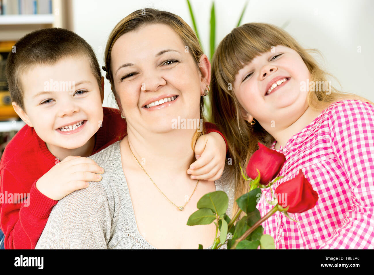 mother's Day with children Stock Photo - Alamy