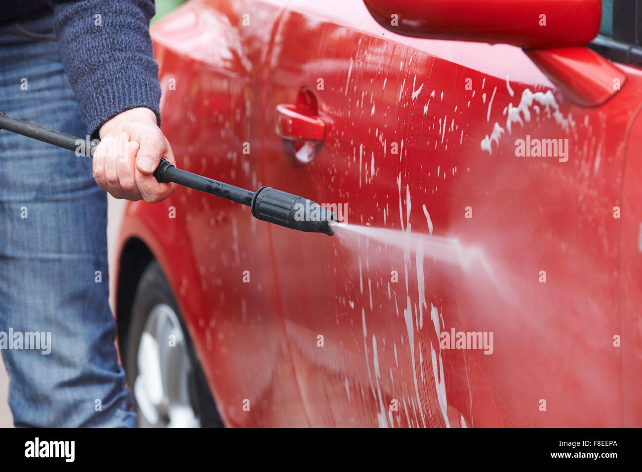 Close up washing car hi-res stock photography and images - Alamy