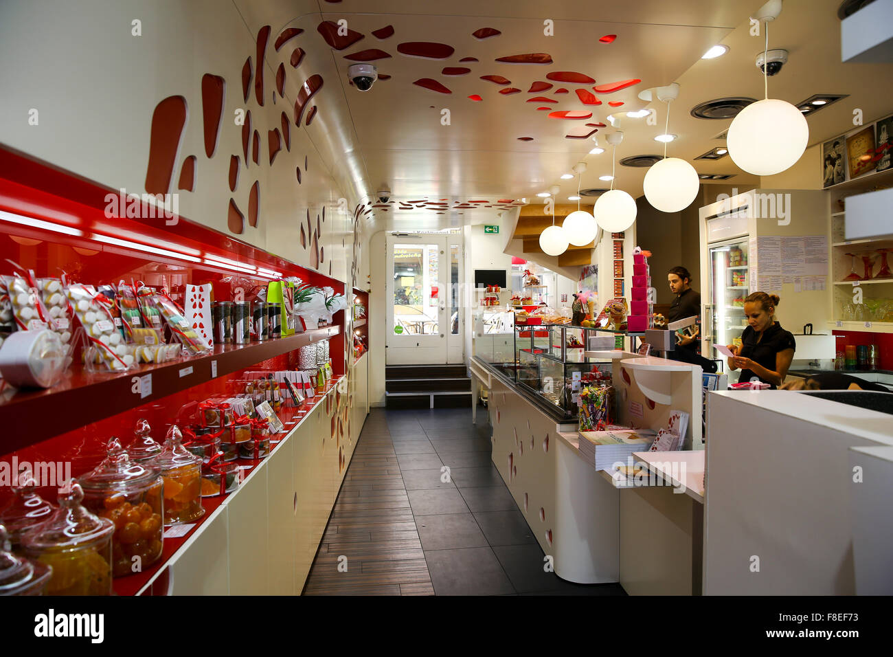 Confectionery shop interior hi-res stock photography and images - Alamy