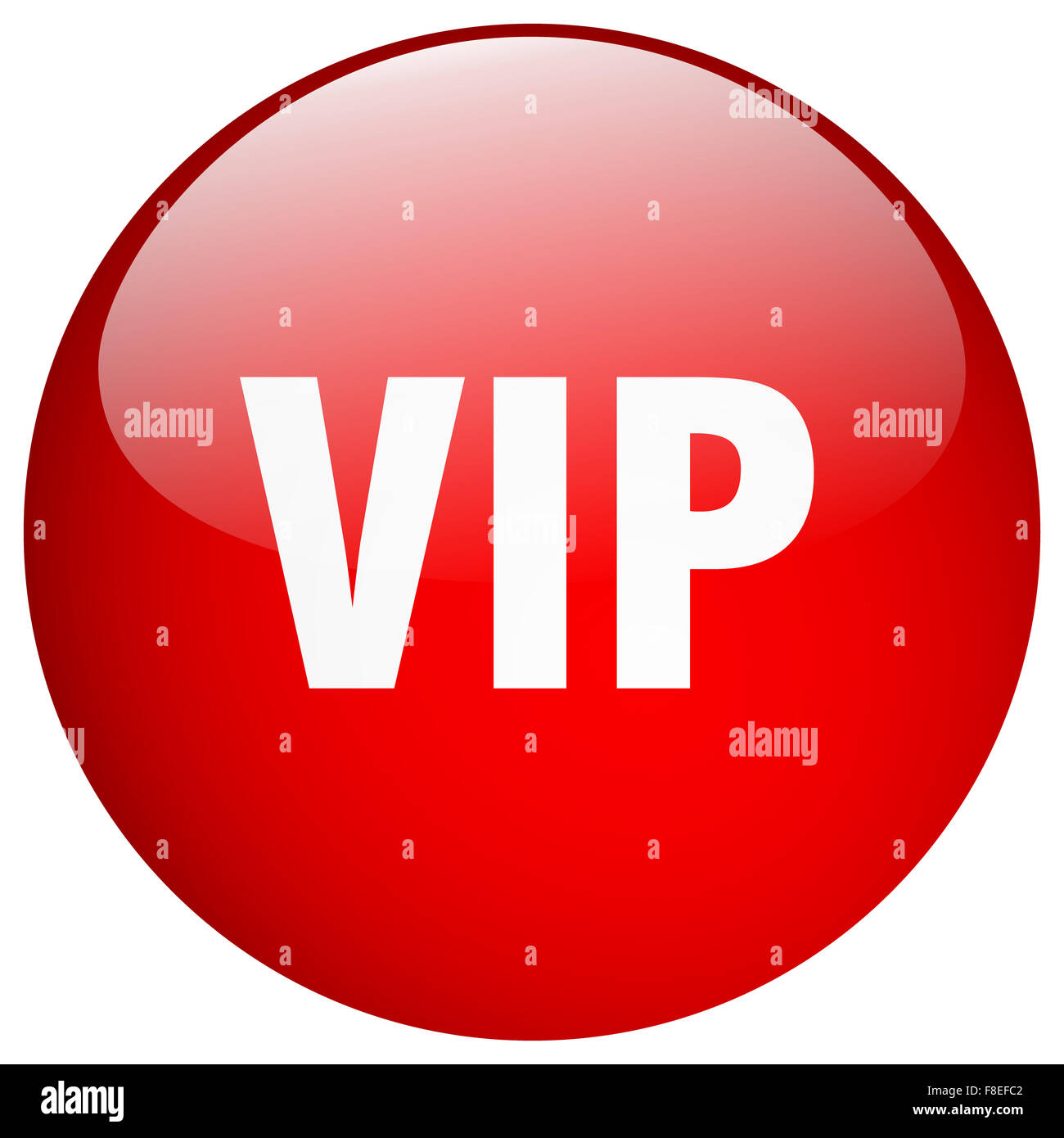 vip red round gel isolated push button Stock Photo - Alamy