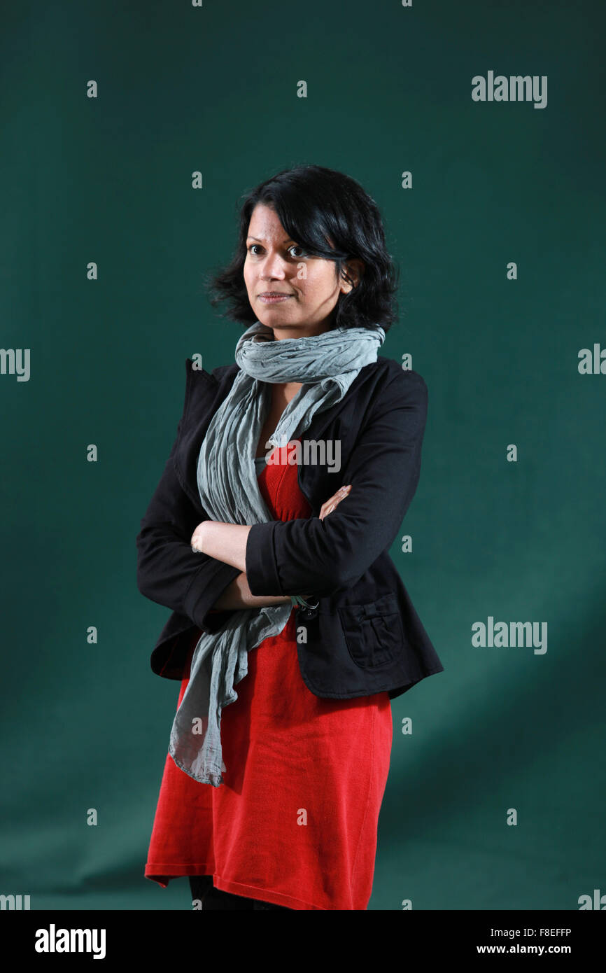 A portrait of Anjali Joseph in Charlotte Square Gardens during The ...