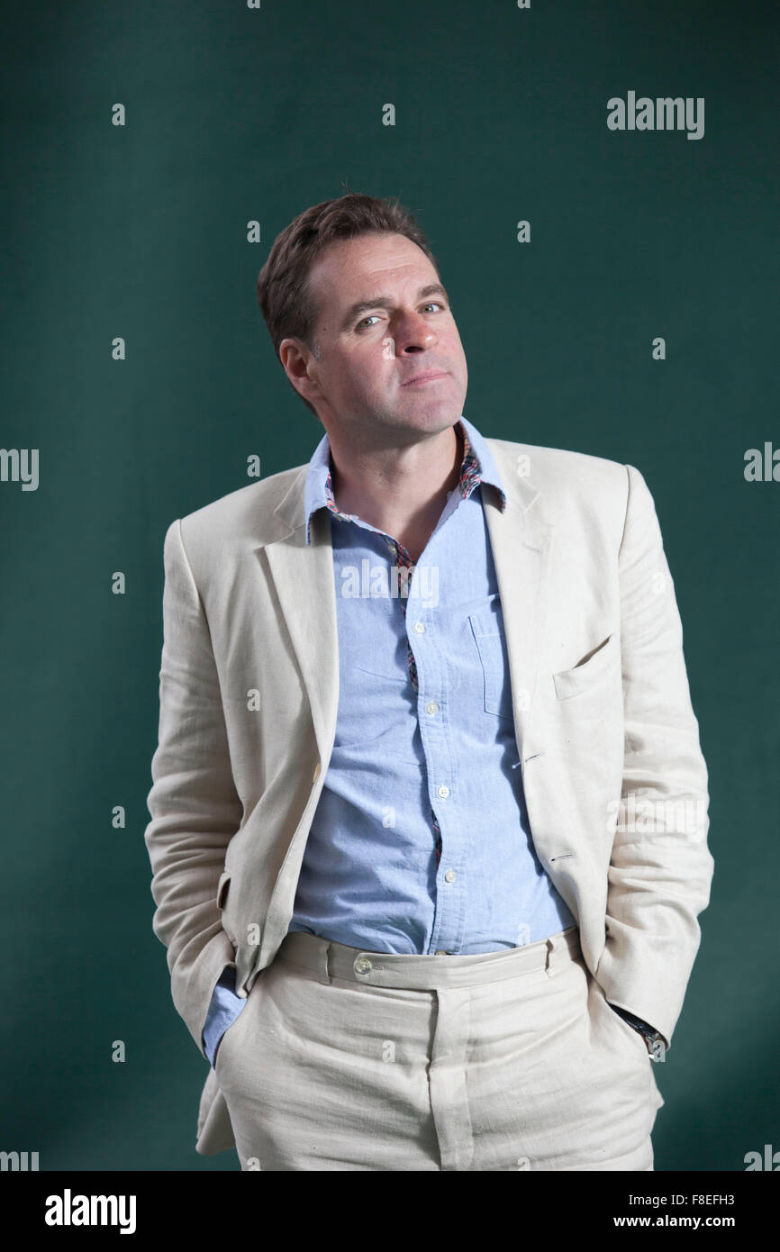 A portrait of Niall Ferguson in Charlotte Square Gardens during The ...